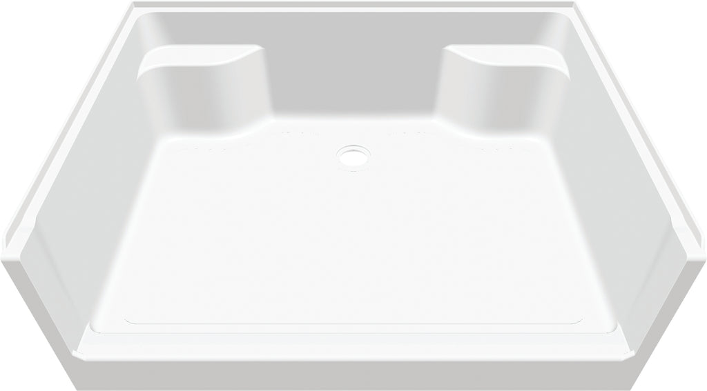 27''x54'' White Mobile Home Shower with 3-Piece Surround – Star Supply USA