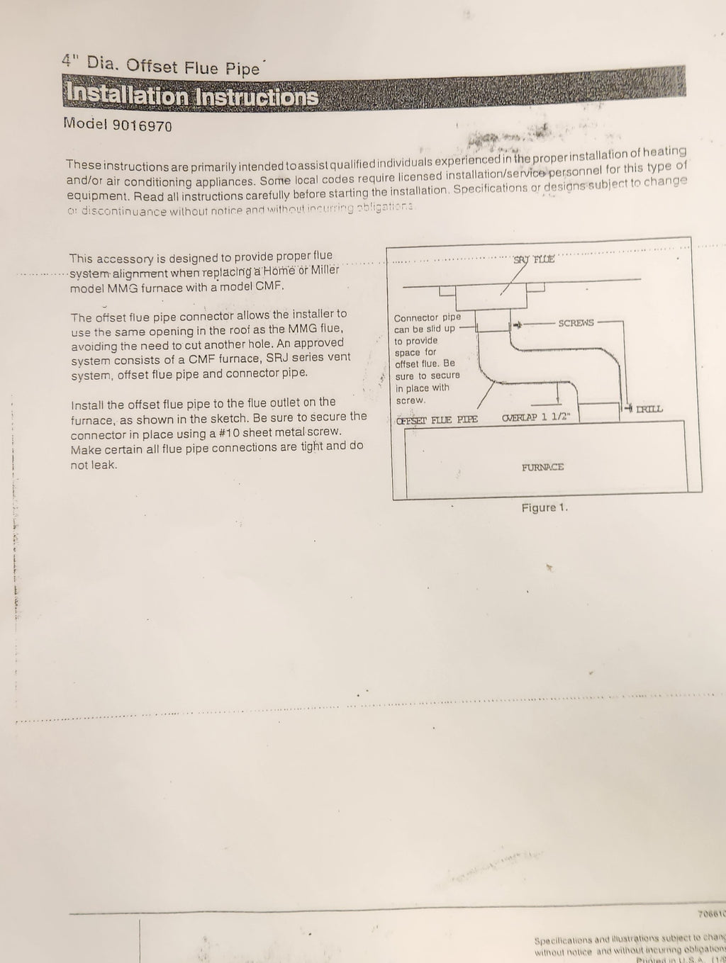 4 Inch Offset Flue Pipe FM-901697EA – Star Supply USA