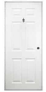 Steel 6 Panel Outswing Door w/ Knocker Viewer – Star Supply USA