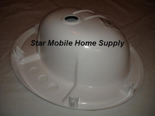 20in X 17in Plastic Oval Lavatory Sink (White) – Star Supply USA